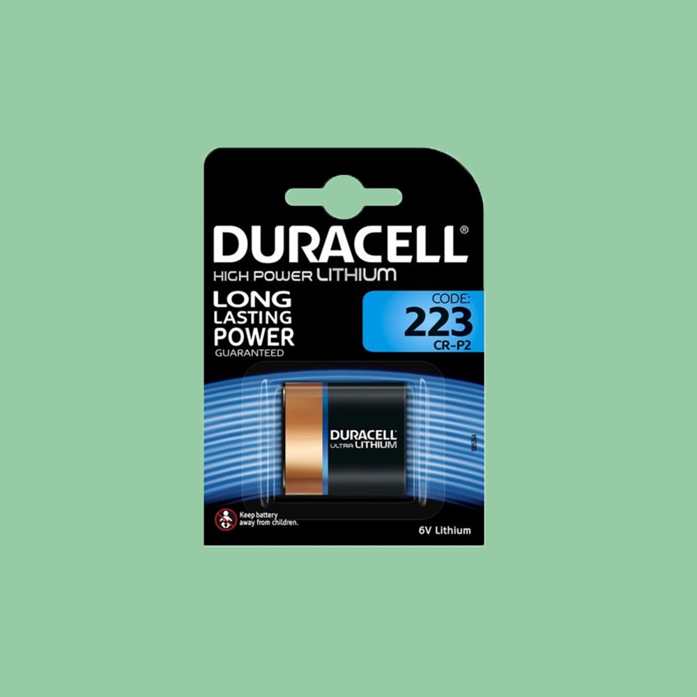 Duracell 223 CR-P2 6V Lithium Battery – West End Cameras