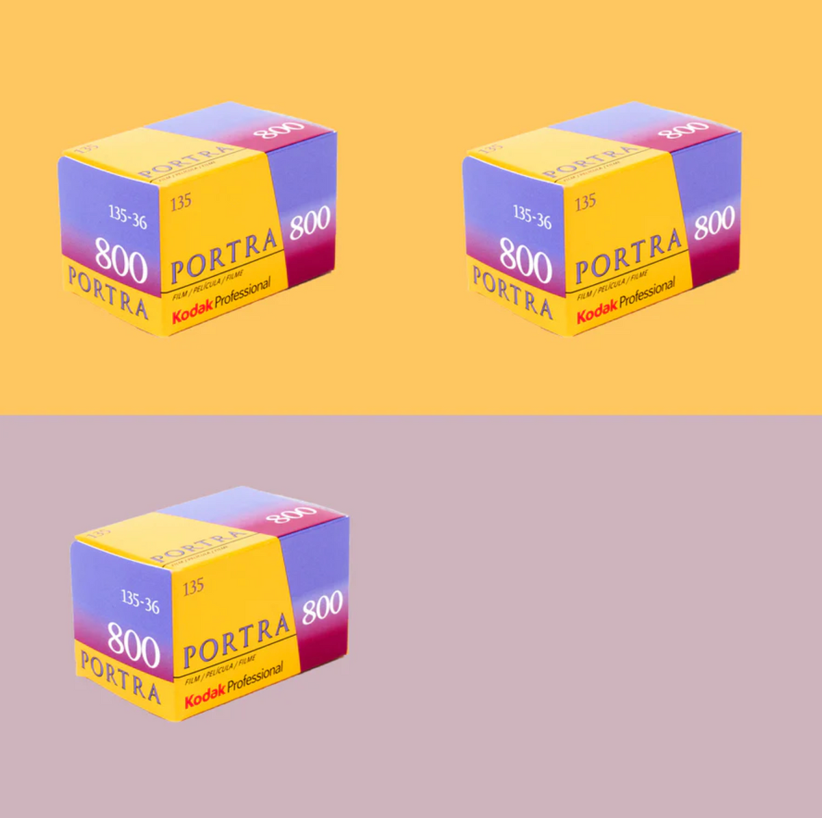 Kodak Portra 800 35mm 36exp 3 Pack – West End Cameras