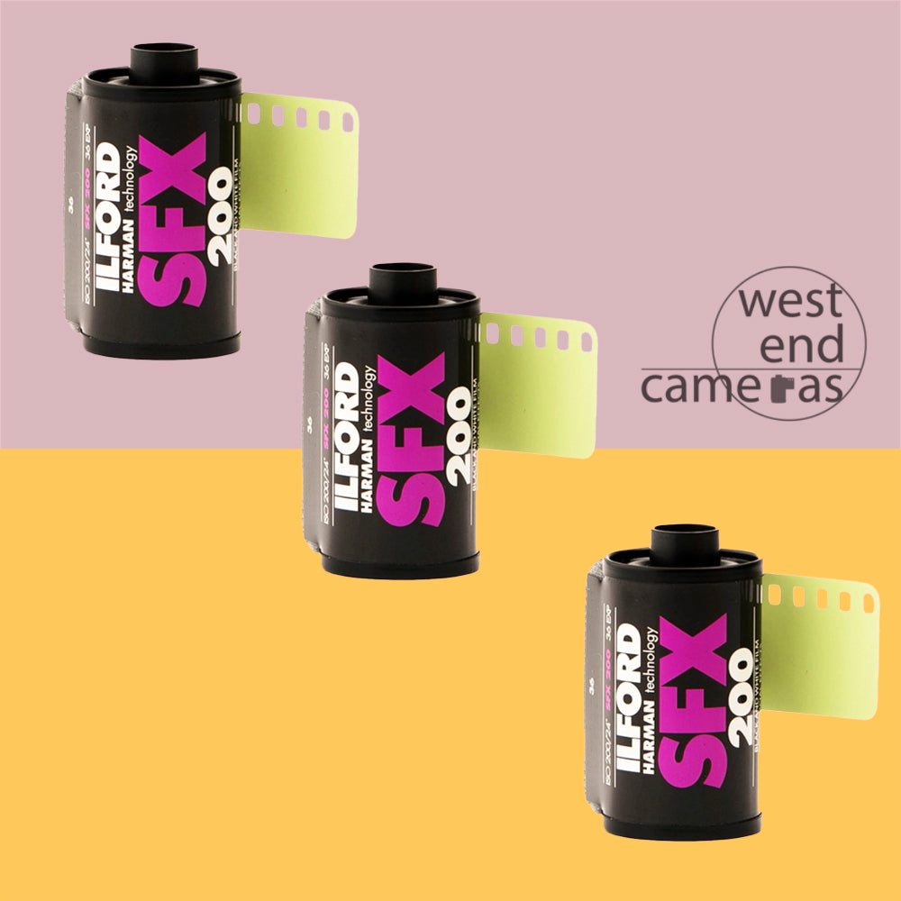Ilford SFX 200 35mm 36exp 3 Pack IN SINGLE BOX – West End Cameras